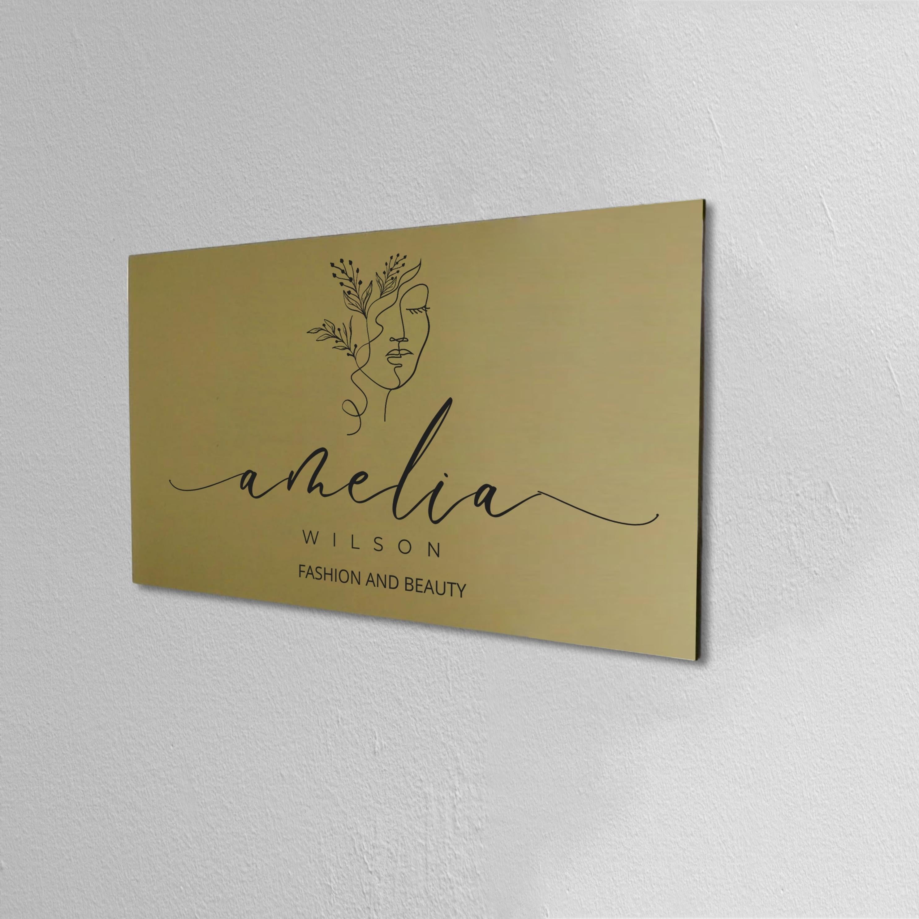 Personalised Acrylic Company Room Name Sign, Office Door Number ...
