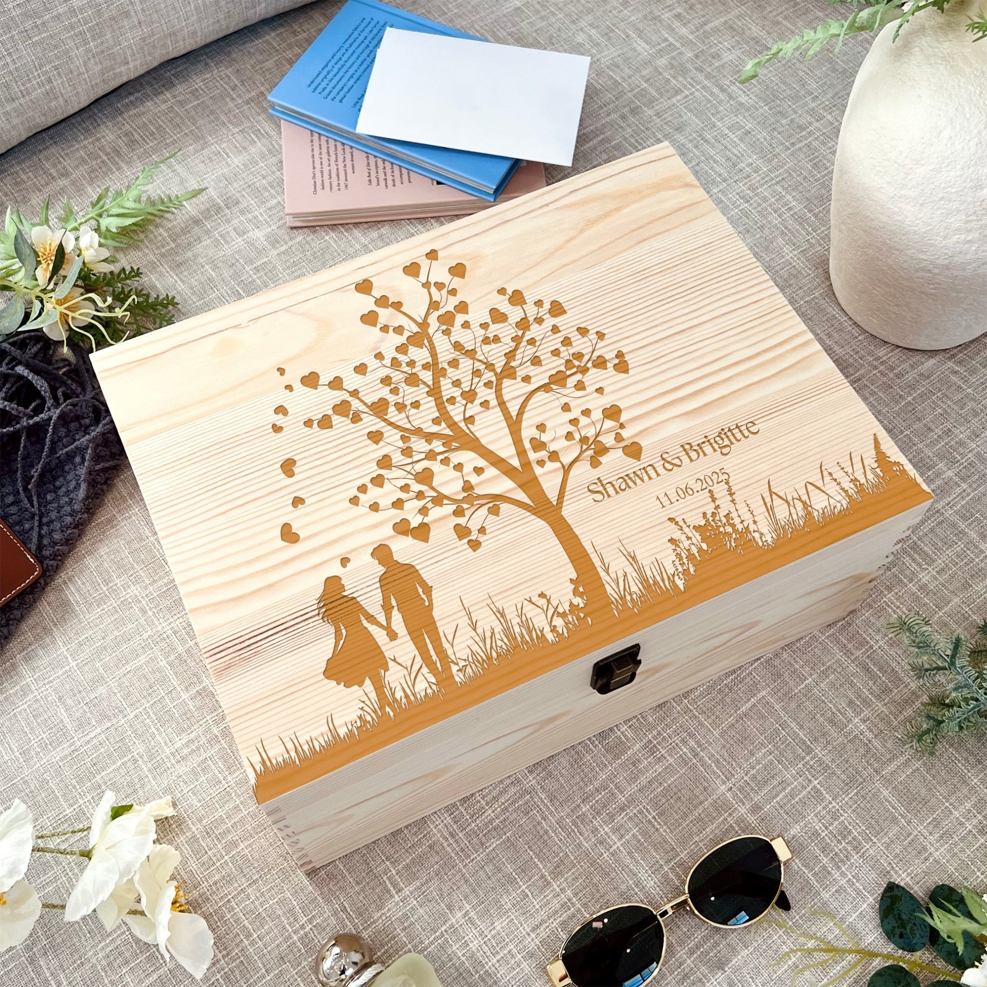 Personalised Wooden Keepsake Boxes | Perfect for Gifting & Storing ...