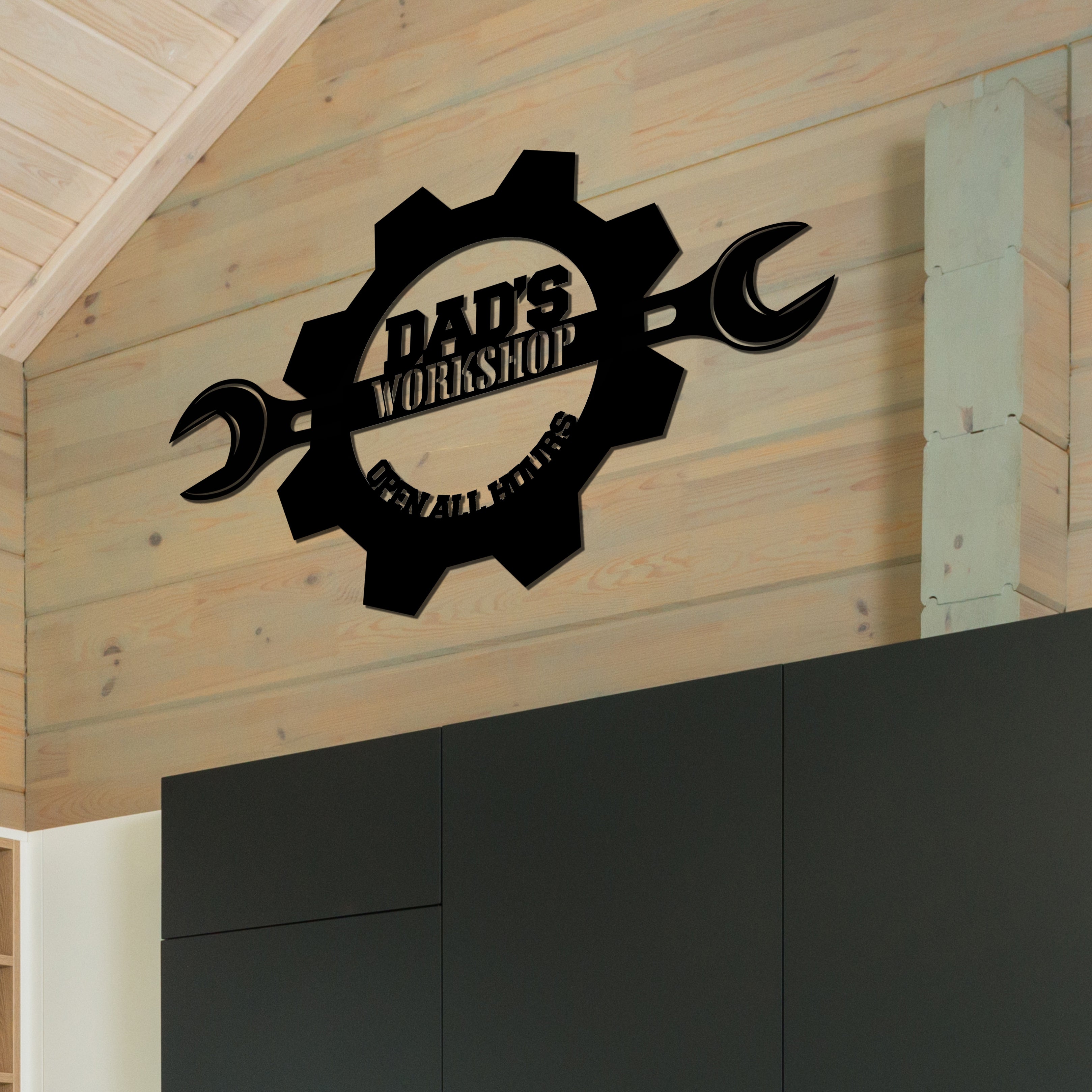 Personalised Garage Hoop, Custom Wooden Acrylic Wall Art, Stylish Home ...