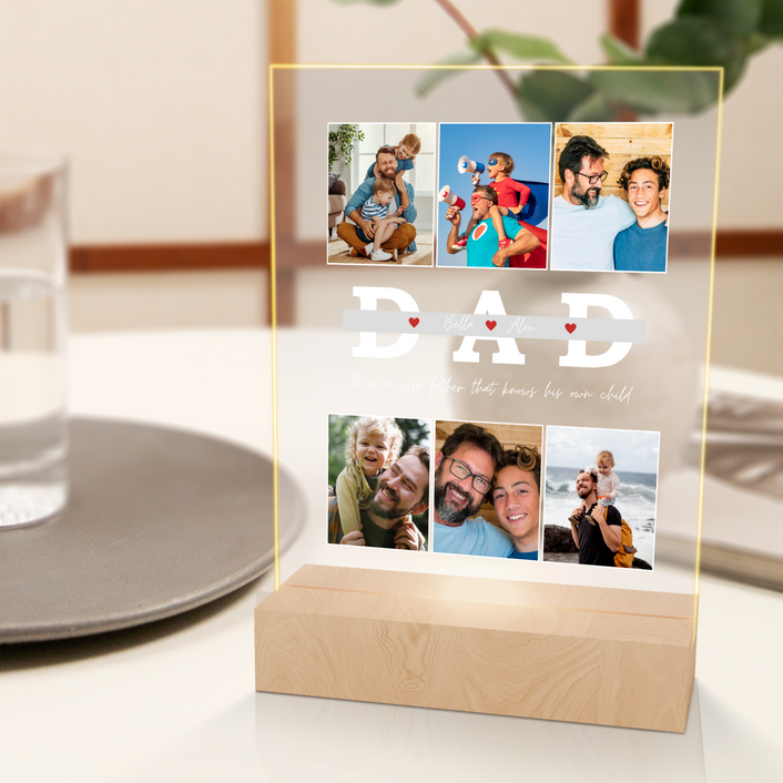 Personalised Acrylic LED Lights | Illuminate Your Space with Custom ...