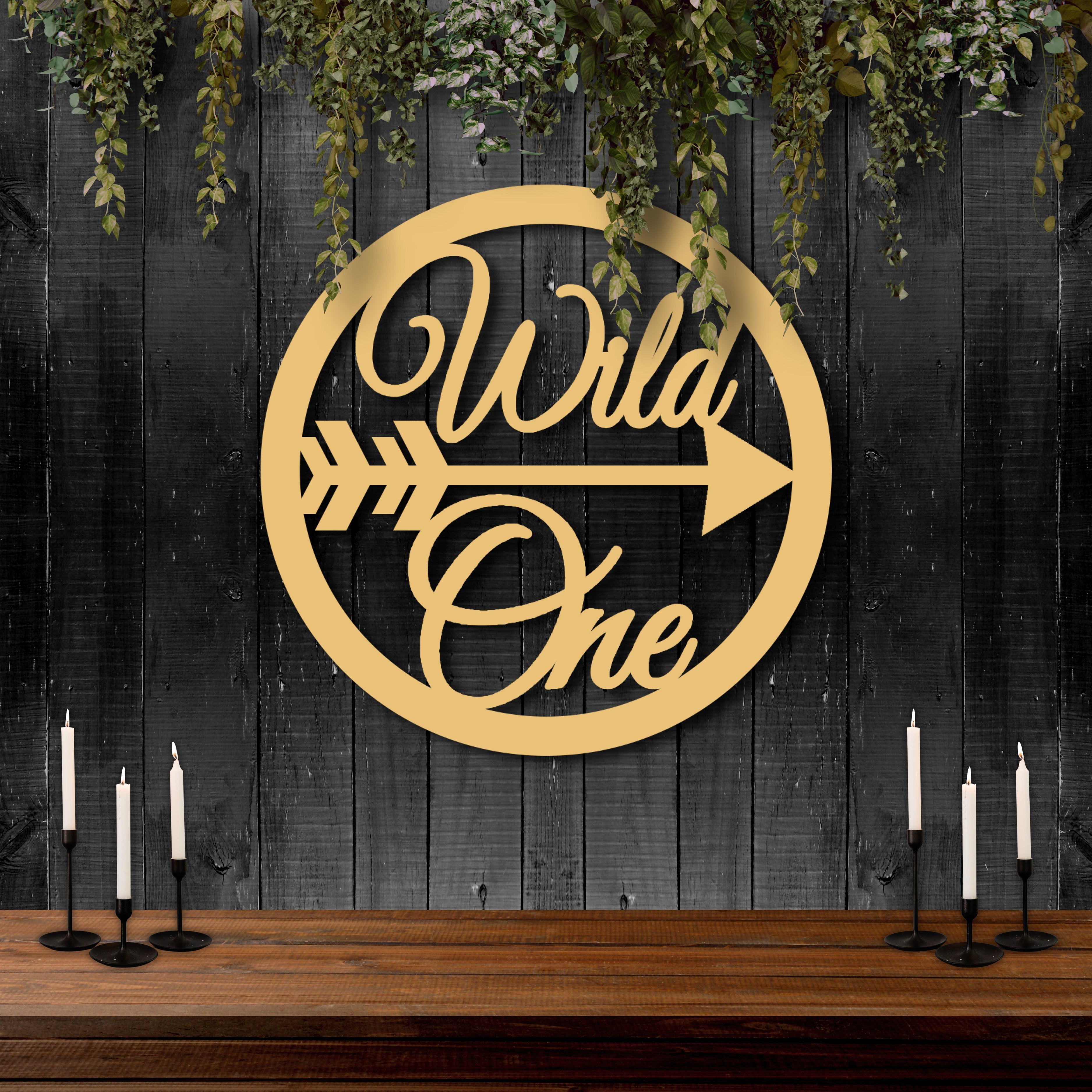 First Birthday Wild One Sign Hoop, Christening/ Baptism Shower ...