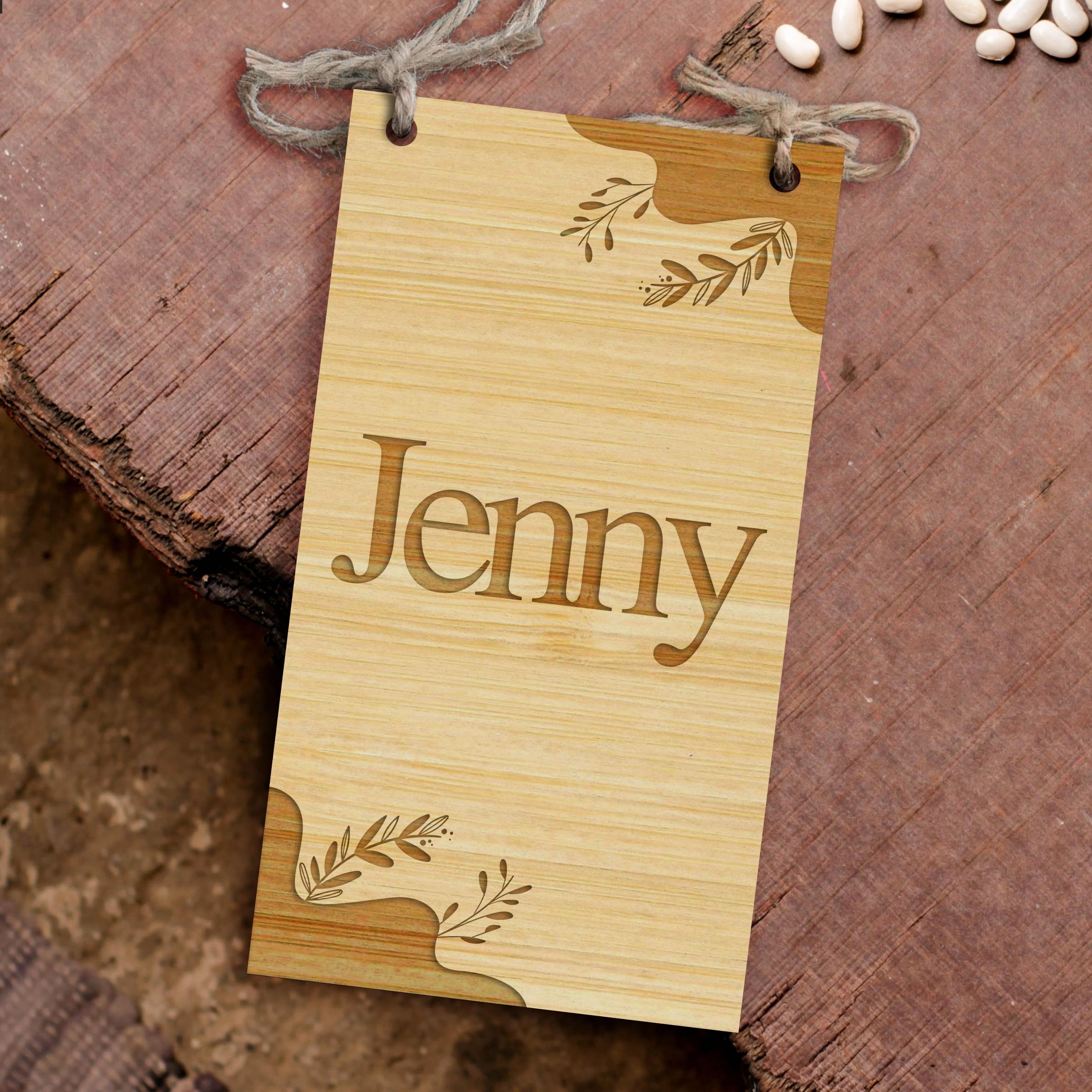 Personalised Plywood Wedding Name Sign Holder, Custom Table Plaque ...