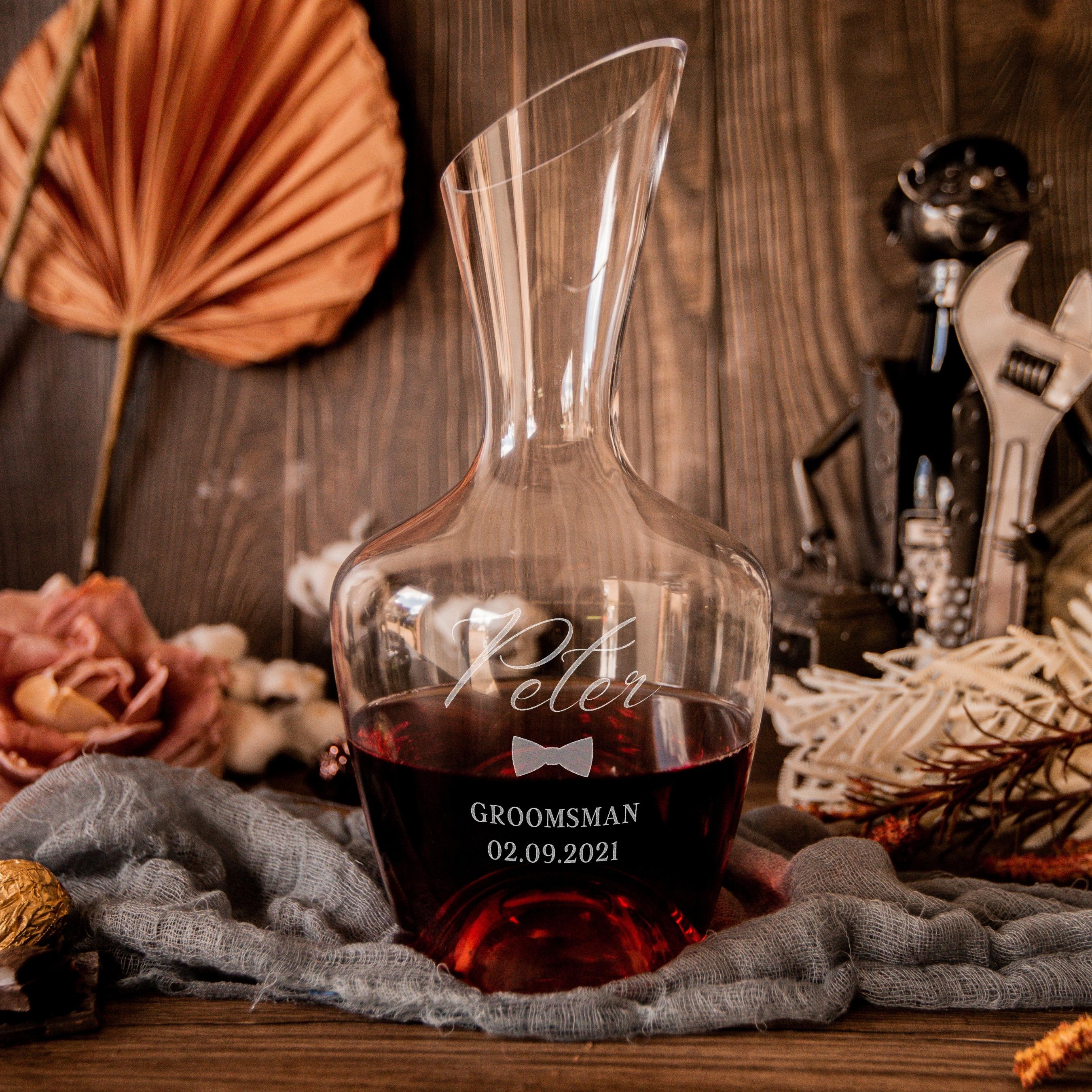 Engraved 1.5L Finesse Wine Netherlands Carafe, Personalised Custom ...