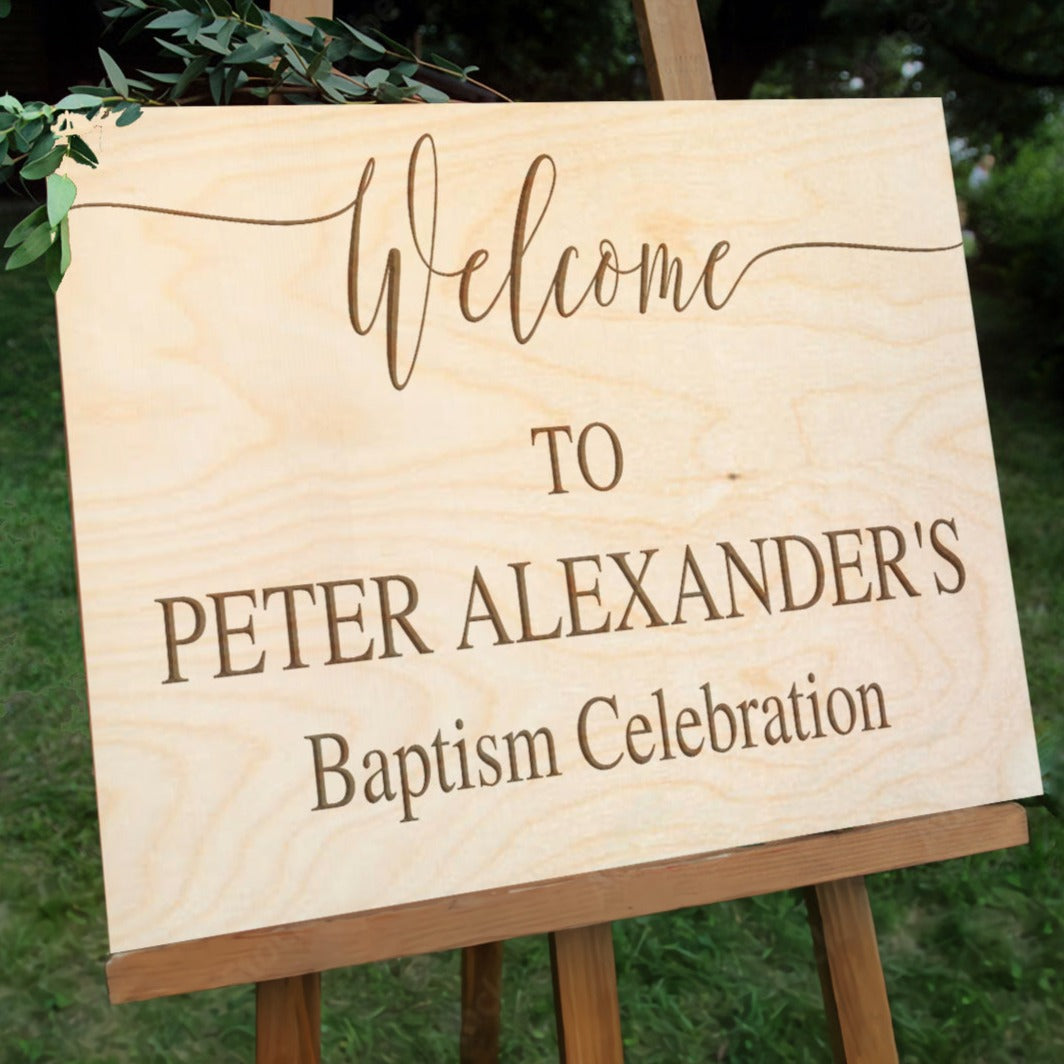 Custom Timber Wedding Welcome Sign, Personalised Rustic/ Vintage/ Boho ...